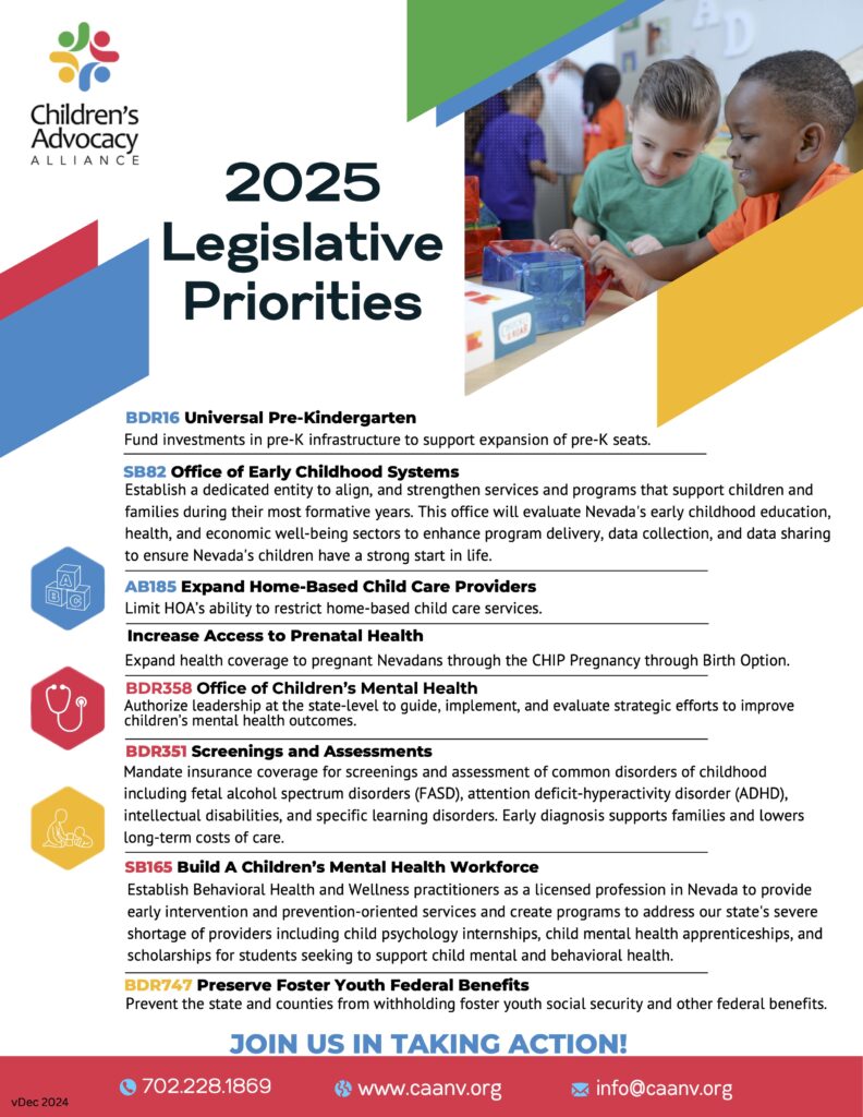 2025 Legislative Bill Tracker – Children's Advocacy Alliance of Nevada